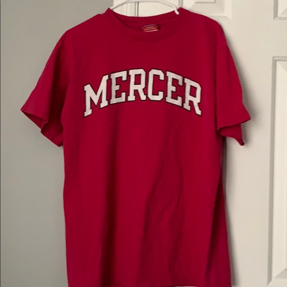 Champion | Shirts | Champion Vintage Mercer University Shirt Pink Sz L ...